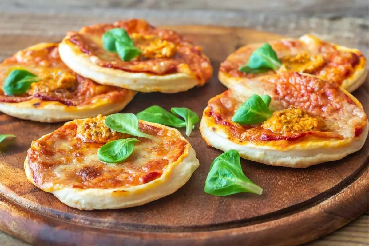 Mini Pizza Fit de Frango